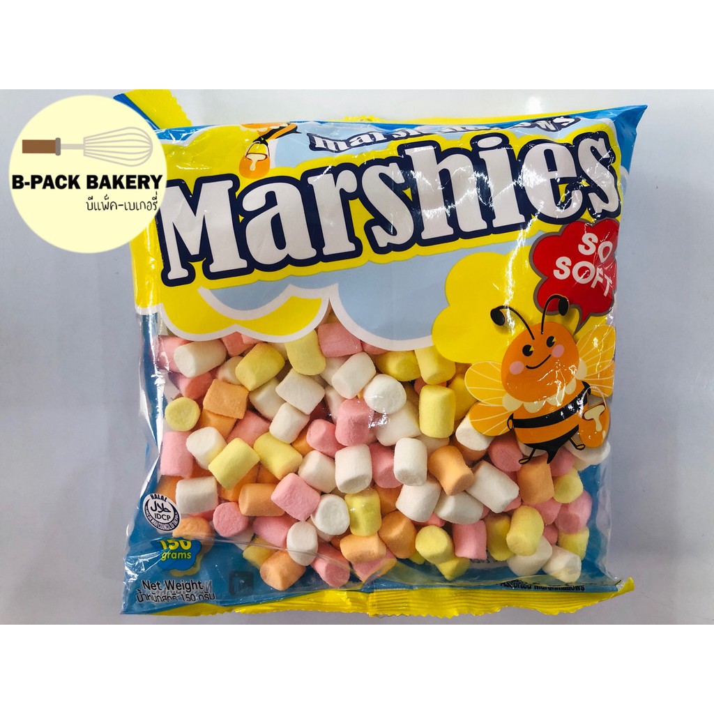 มาร์ชี่ มาชเมลโล่ Marshies Marshmallow Marshmellow 150g | Shopee Thailand