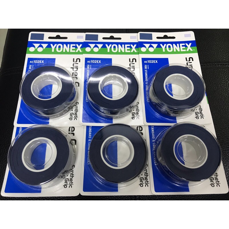 Yonex AC102 EX Super Grap กริ้ปพันด้าม แบบบาง 1 แพ็ค มี 3 ชิ้น พันได้ 3 ...