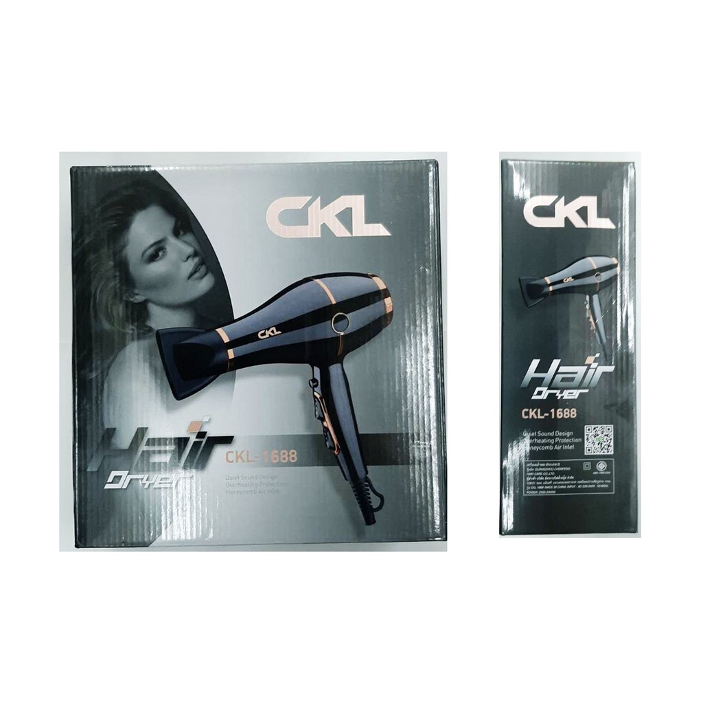 ไดร์เป่าผม CKL Hair Dryer รุ่น CKL-1688 สำหรับช่างมืออาชีพ ใช้ดีใช้ทน | Shopee Thailand