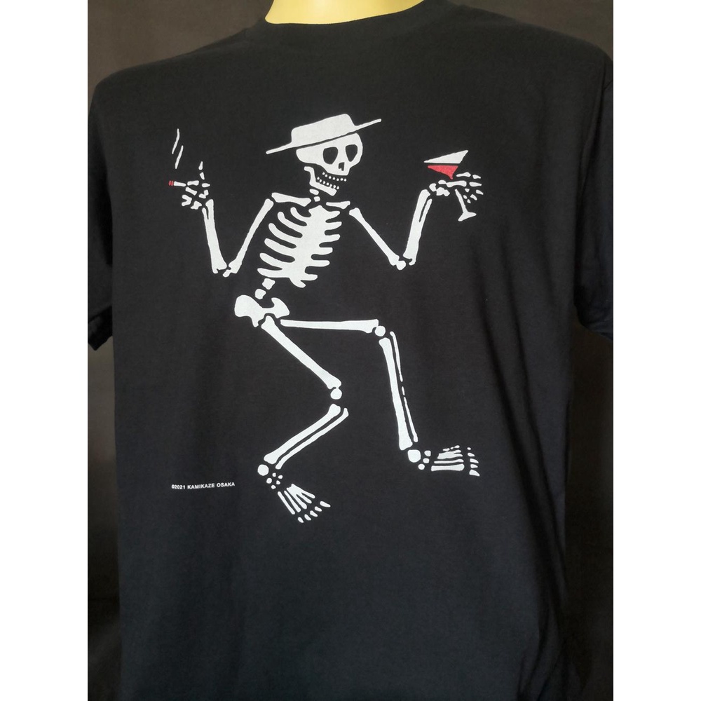 เสื้อยืดเสื้อวงนำเข้า Social Distortion Skelly Skeleton Mike Ness Punk ...