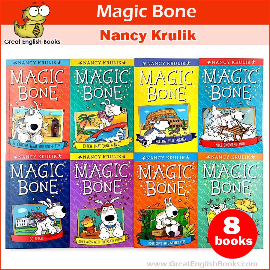 พร้อมส่ง ชุดหนังสือเด็กภาษาอังกฤษ Magic Bone 1-8 (กระดูกวิเศษ) Nancy ...