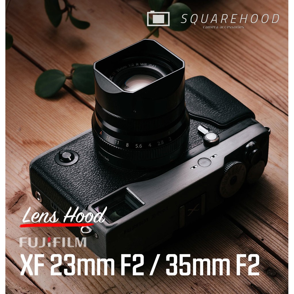SquareHood Fuji 23mm F2 / 35mm F2 Lens Hood ฮูดเหลี่ยม | Shopee Thailand