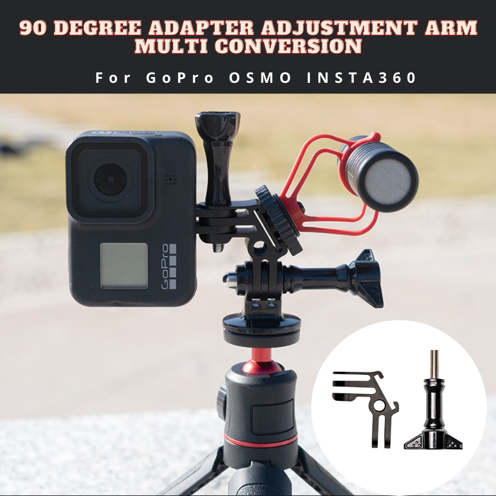 90 Degree Adapter Adjustment Arm Multi Conversion With Cold Shoe for ...
