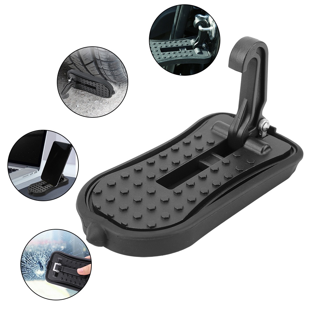 Foldable Car Door Step Pedal Auto Rooftop Luggage Ladder Hooked Car ...