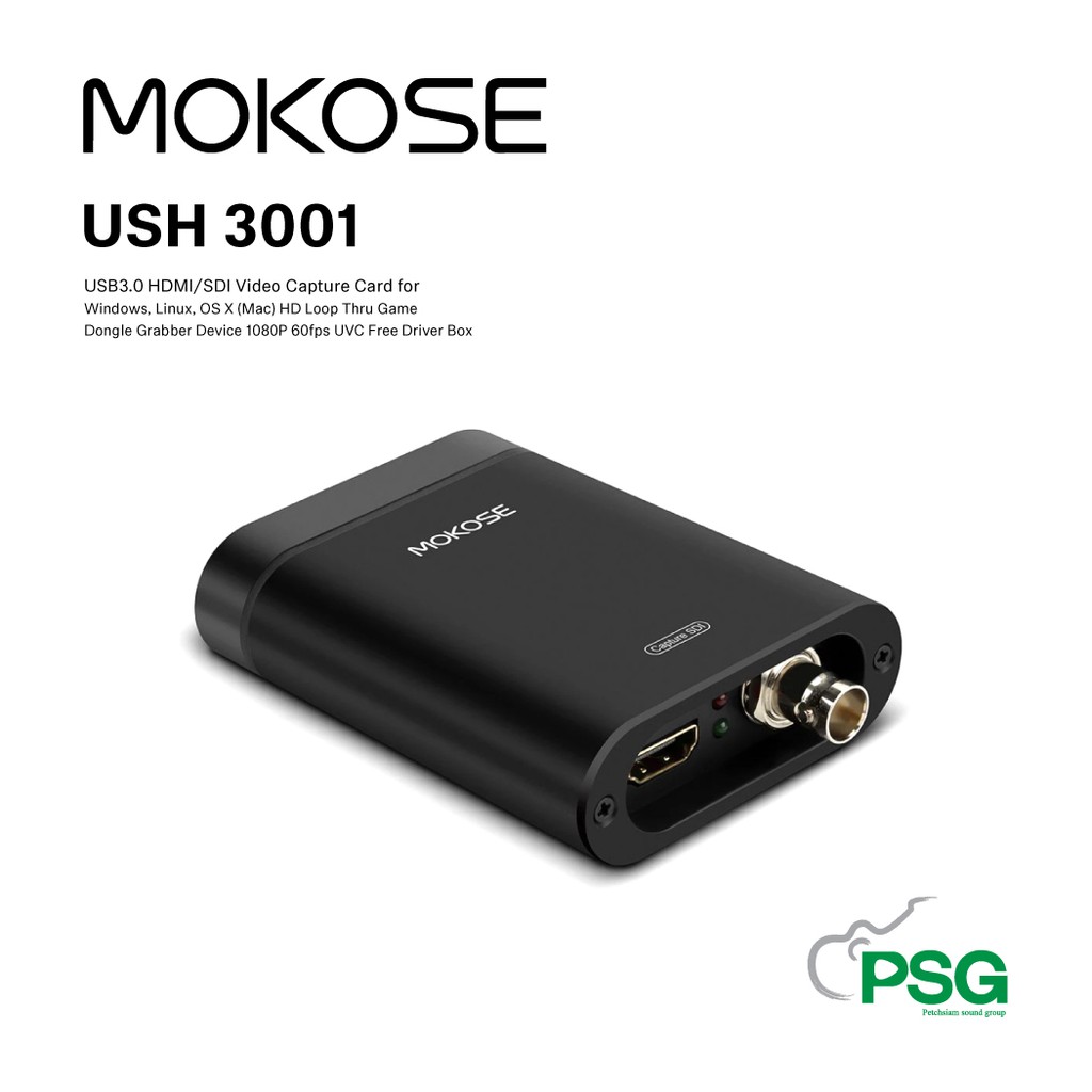 MOKOSE UHS-3001-SDI USB3.0 HDMI / SDI Video Capture Card | Shopee Thailand