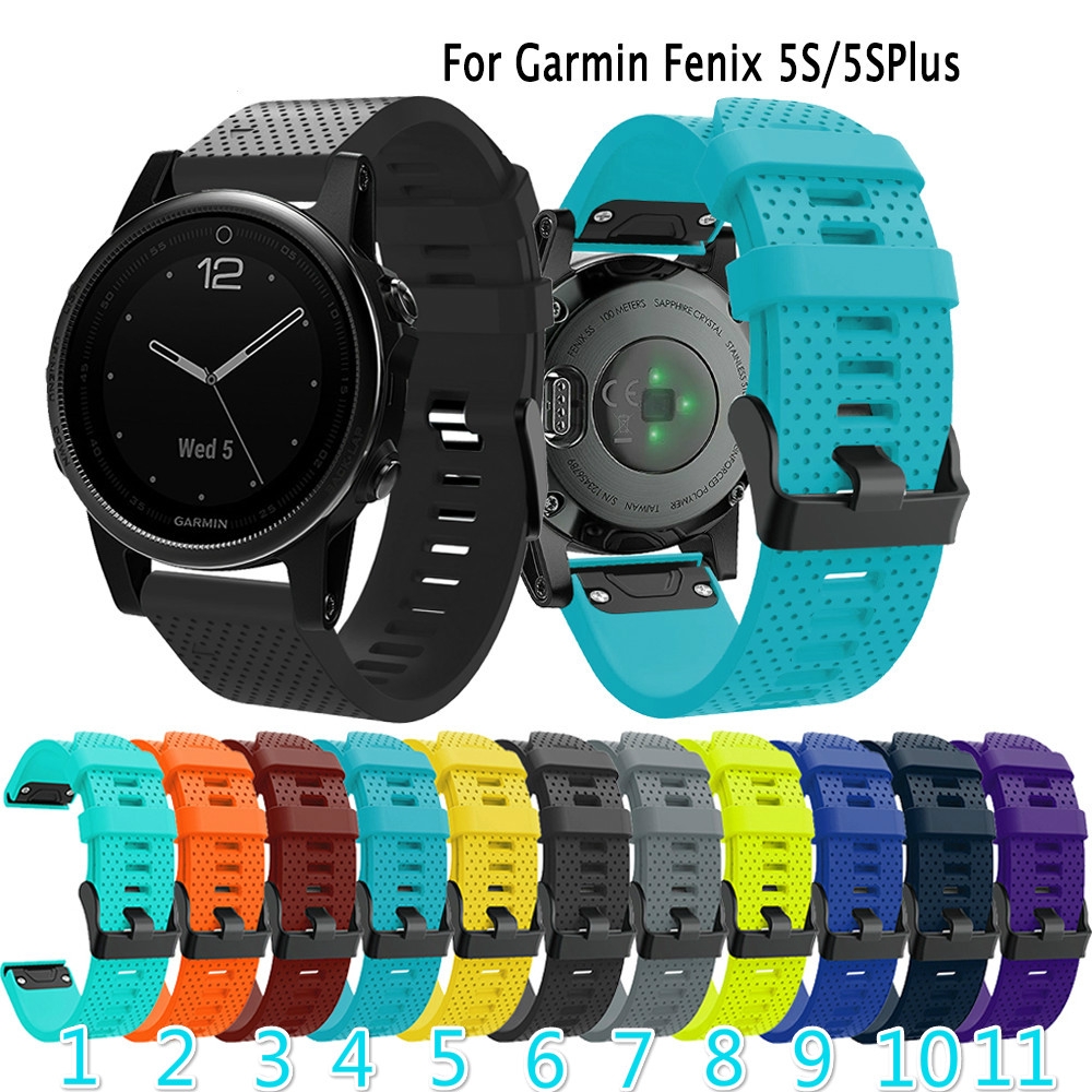 สายนาฬิกาข้อมือซิลิโคน 20 มม. สำหรับ Garmin Fenix 5S / 5s plus/6s /6s Pro | Shopee Thailand