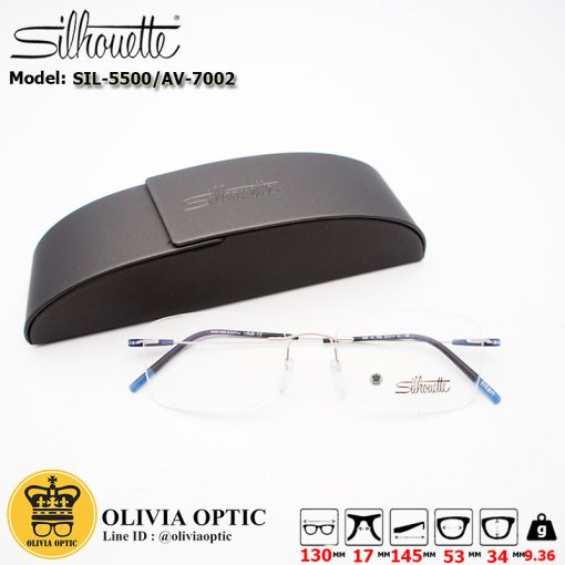 กรอบแว่นสายตา SILHOUETTE SIL-5500/AV-7002 | Shopee Thailand