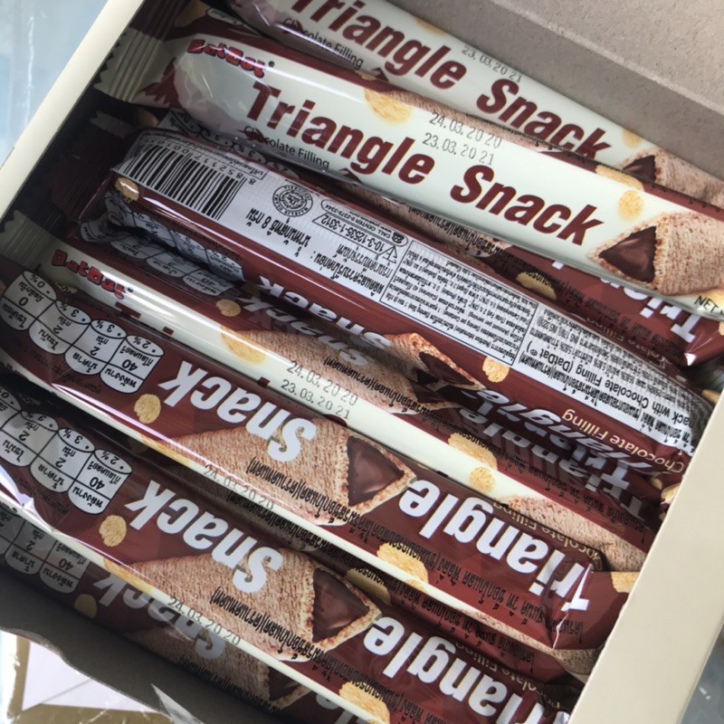 ขนมช็อคโกแลตtriangle snack | Shopee Thailand