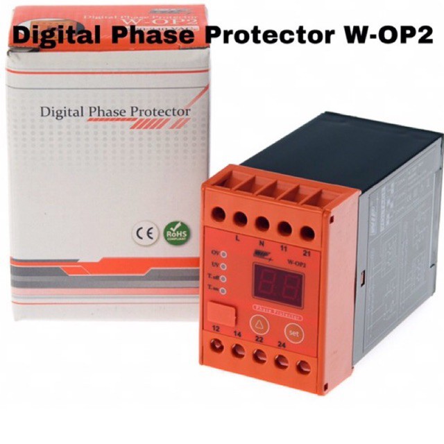 W-OP2 ดิจิตอล เฟส โปรเทคเตอร์ Digital Phase Protector อุปกรณ์สำหรับการ ...