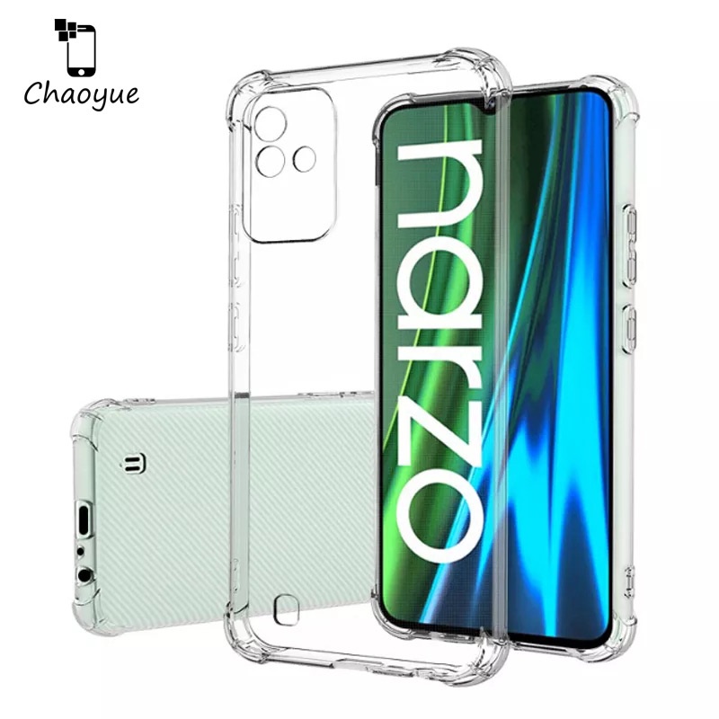 เคสใสกันกระแทก เคส สำหรับ Realme Narzo 50 50i 50A Prime 30 30A 20 20A 10 10A Pro Note 60 50 4G ...