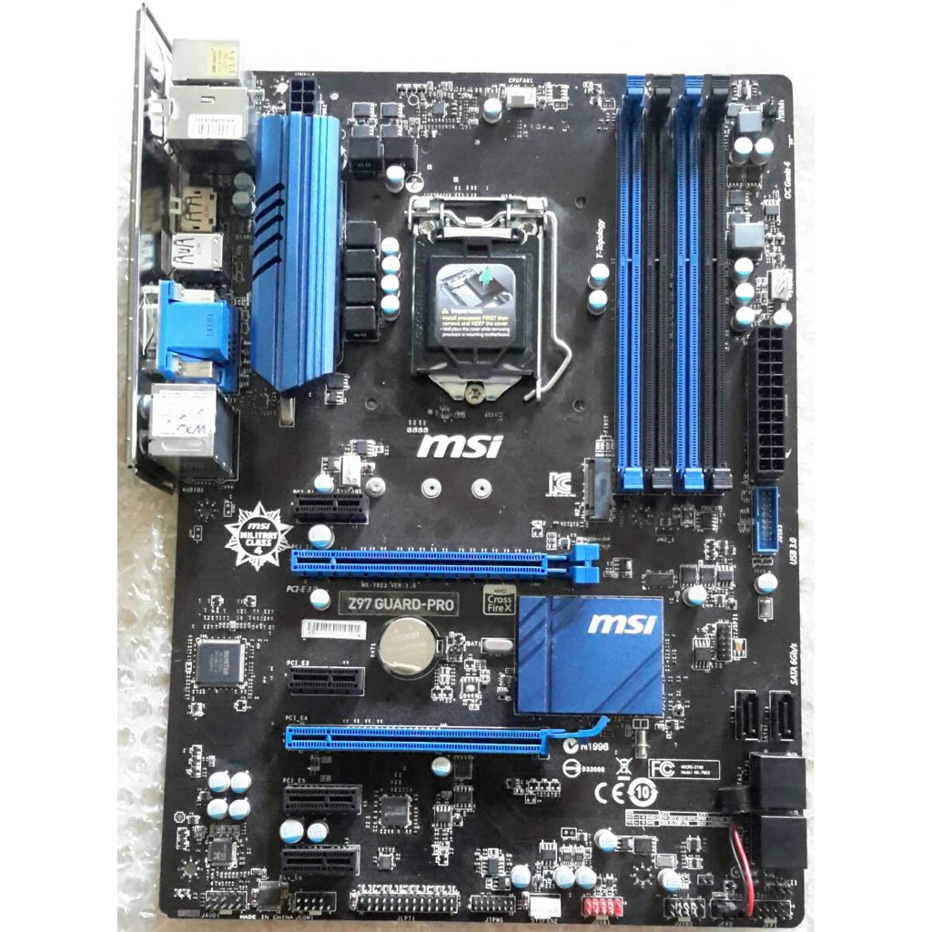 MAINBOARD 1150 MSI Z97-GUARD-PRO Gen 4 / Gen 5 DDR3 /1333/1600/1866 ...