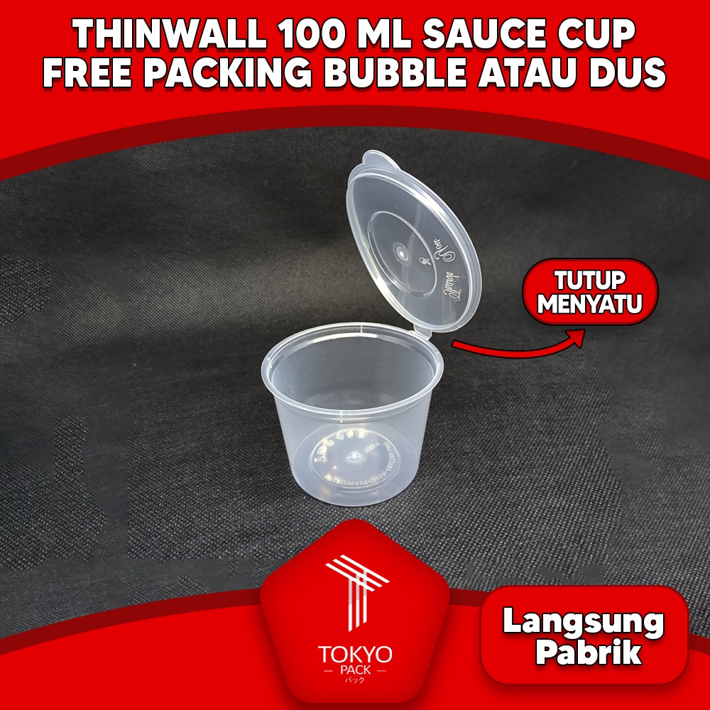 Thinwall Cup 100ml - 100 ml mini - ชุดถ้วยซอส | Shopee Thailand