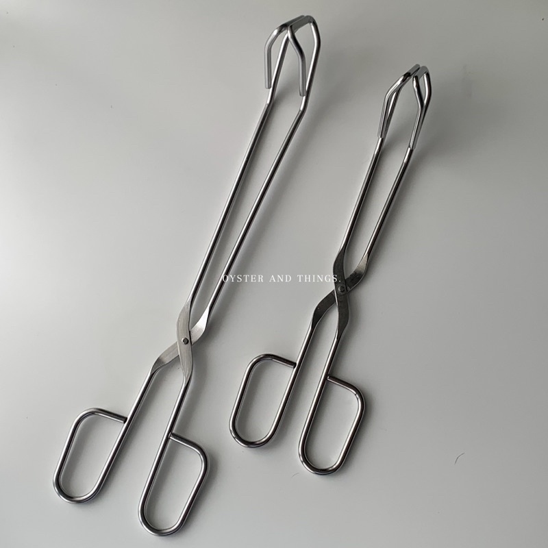 stainless steel tong | ที่คีบของร้อนสเตนเลส มีทั้งหมด 2 ขนาด | Oyster ...