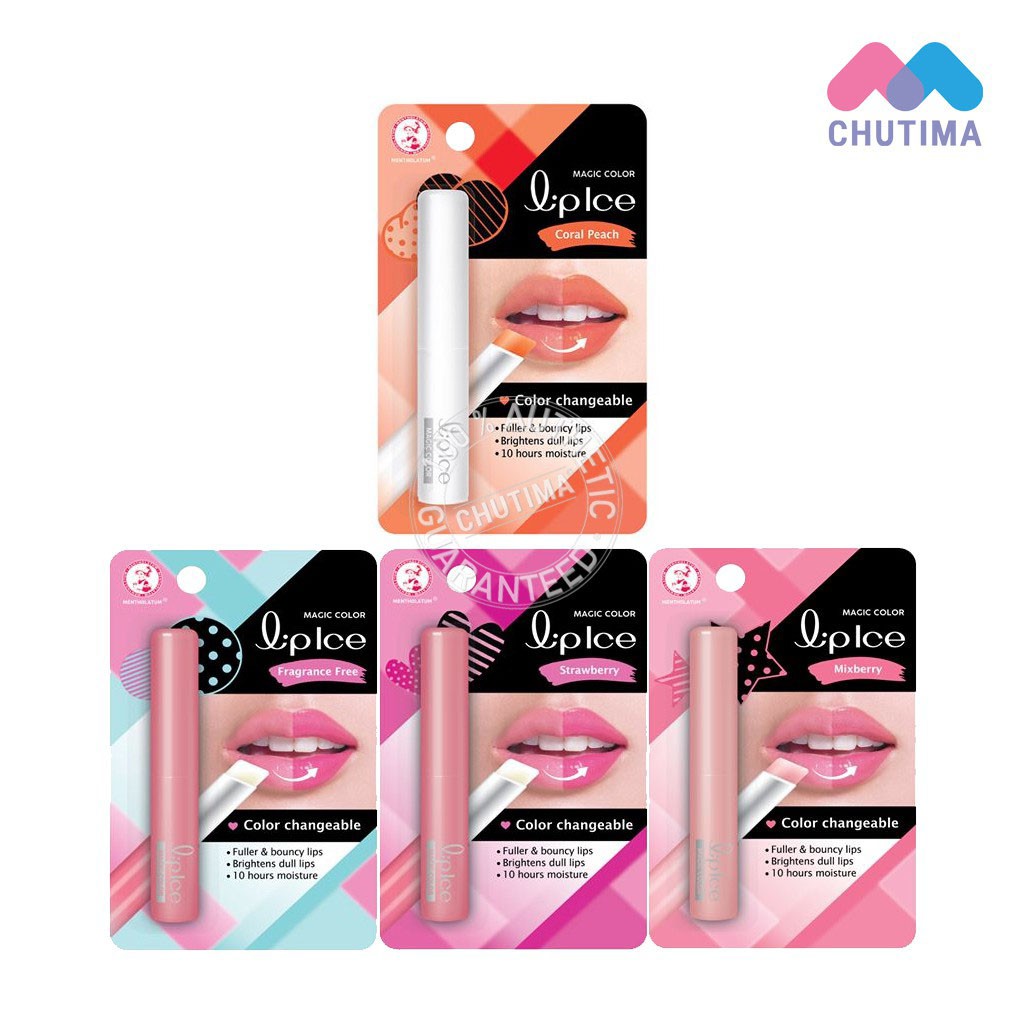 Lipice Magic Color ลิปไอซ์ เมจิค คัลเลอร์ ปราศจากน้ำหอม / มิกซ์เบอร์รี่ ...