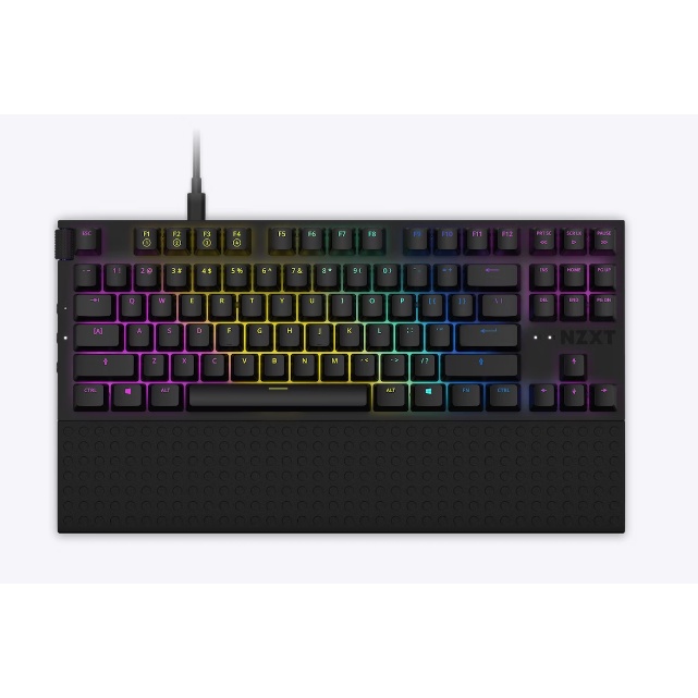 NZXT KEYBOARD FUNCTION TENKEYLESS US (Black/White) QWERTY/ANSI | Shopee ...
