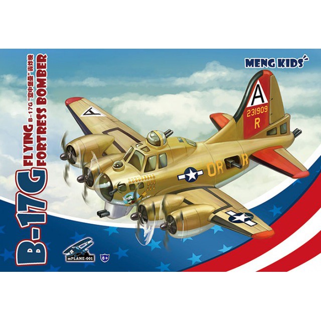 โมเดลเครื่องบินจำลอง MENG MODEL ซีรีย์ Meng Kids รุ่น mPLANE-001 B-17G ...