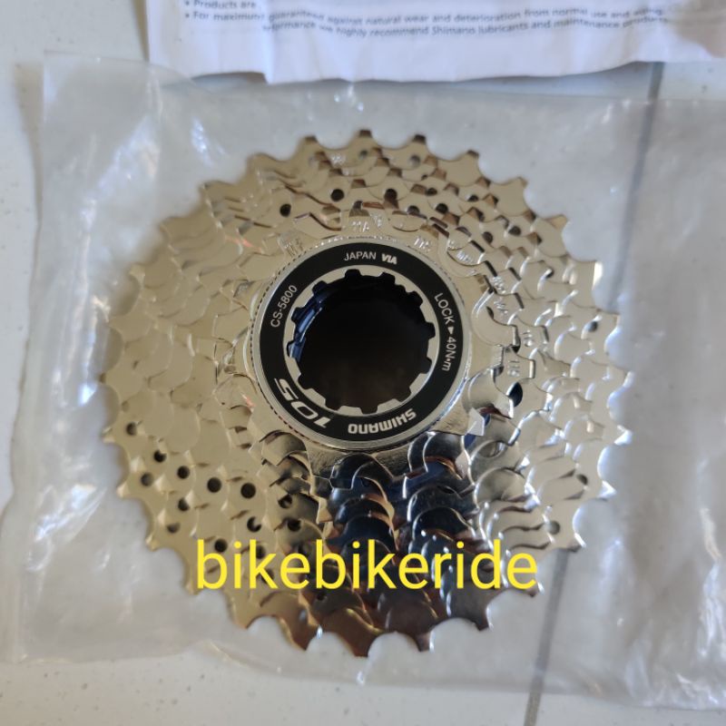 สเตอร์ เฟืองสวม Shimano 105 CS-5800 11-28T, 11-32T 11 Speed | Shopee ...
