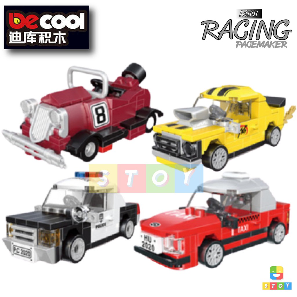 ชุดตัวต่อ MINI RACING PACEMAKER DECOOL 1 SET 4 กล่อง | Shopee Thailand