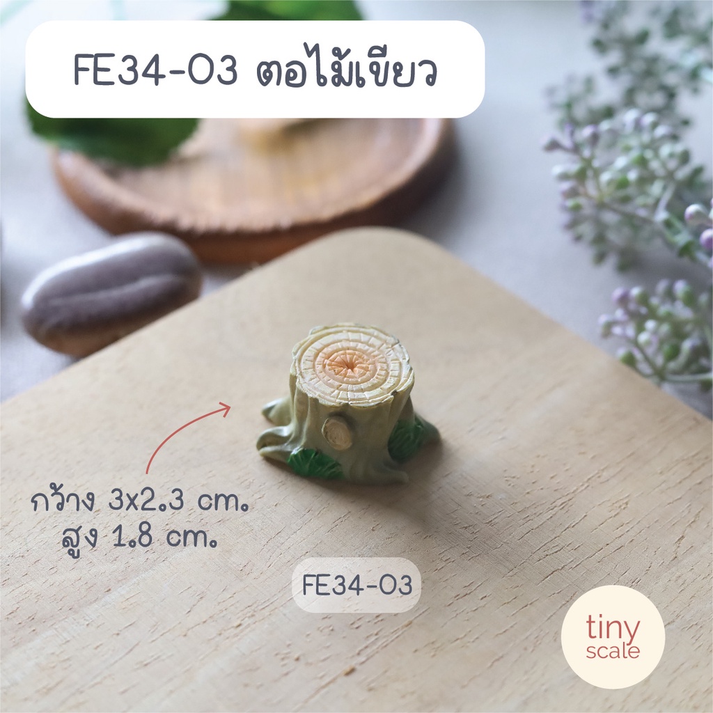 โมเดลตอไม้ สำหรับทำโมเดล ของจิ๋ว ตกแต่งสวนถาด บ้านตุ๊กตา Miniature ...