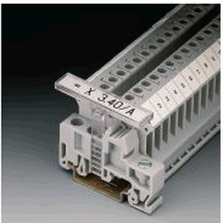 KLM-A + ES/KLM2-GB (10pcs/pack) Group Marker Terminal Block 1004322 ...
