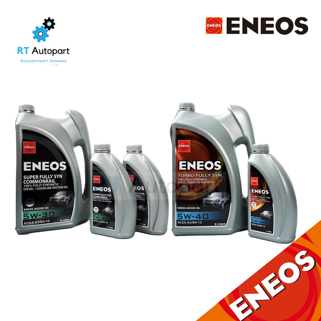 ENEOS น้ำมันเครื่องสังเคราะห์แท้ 100% เอเนออส ดีเซล 5w-30 6+2 / 5w-40 6 ...