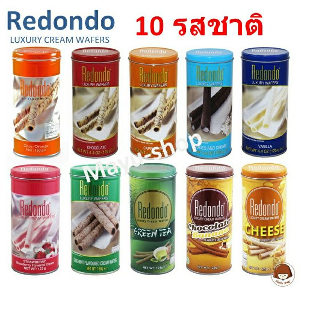 ค่าส่งถูก !! เวเฟอร์ Redondo เวเฟอร์สอดไส้ครีม Exp.02/2024 | Shopee ...