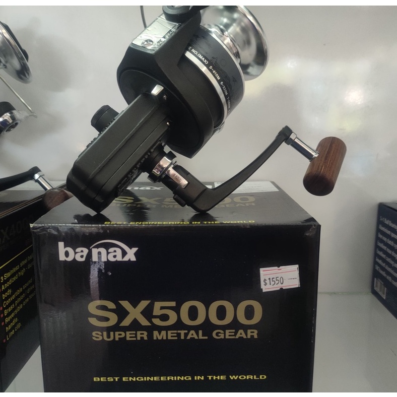รอกสปินนิ่ง Banax รุ่น SX มีเบอร์ 2000/3000/4000/5000 รอกตกปลา Banax sx ...