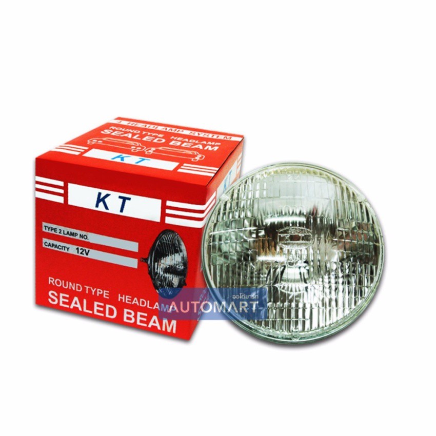 KT ไฟหน้ากลมใหญ่ 6014 12V 3 ขา 5 นิ้ว จำนวน 1 ดวง | Shopee Thailand