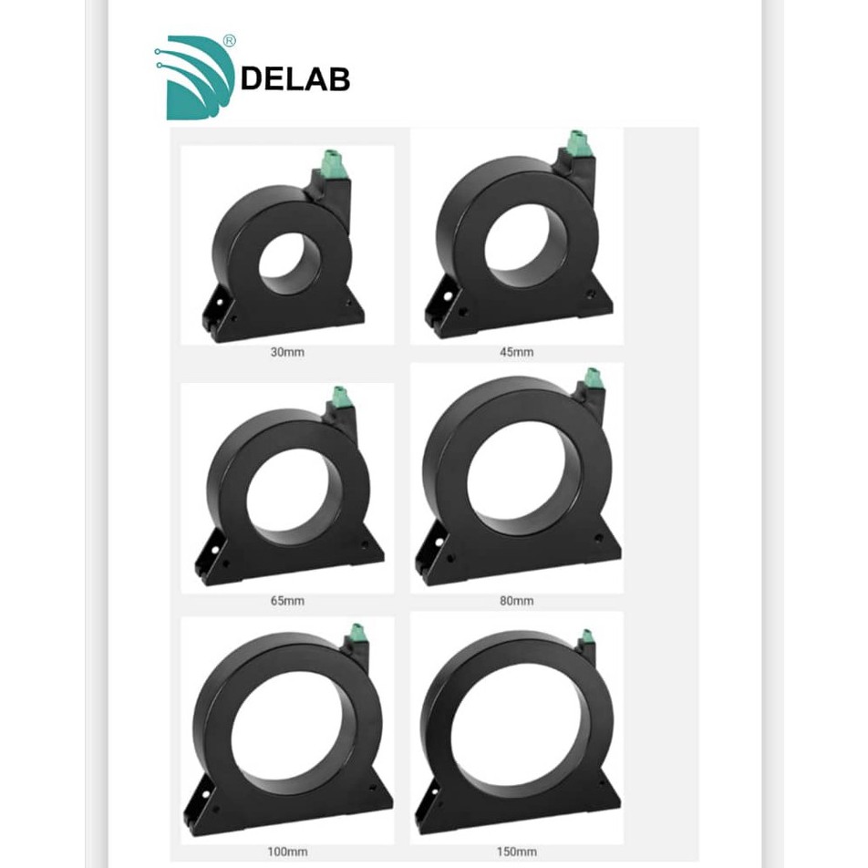 Delab ZCT ZERO PHASE CURRENT TRANSFORMER (ELR) | Shopee Thailand