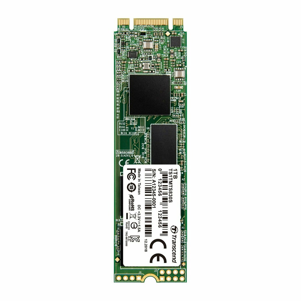 Transcend 1TB SSD, M.2 2280, SATA3 B+M Key ,TLC (TS1TMTS830S) | Shopee Thailand