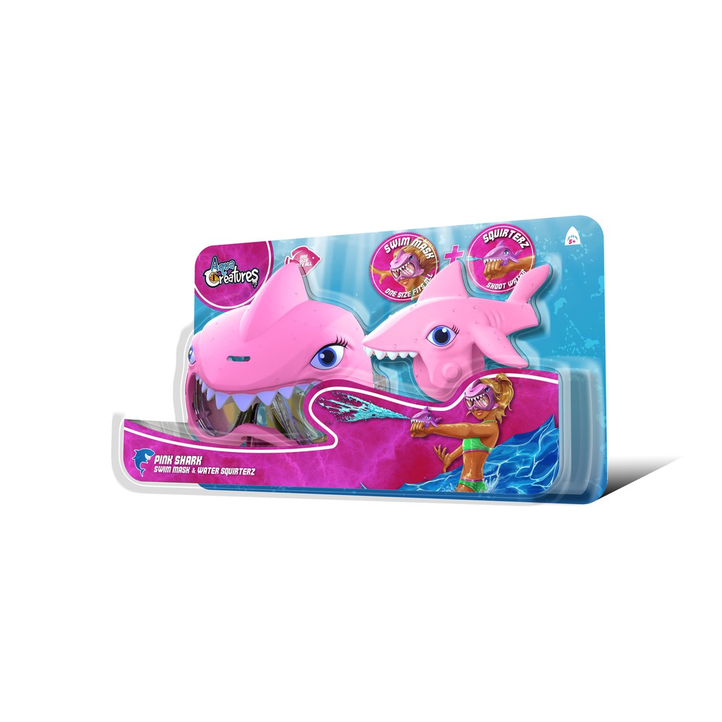 Toys R Us SHARK SQUIRTERZ & SWIM MASK SET PINK (921109) | Shopee Thailand