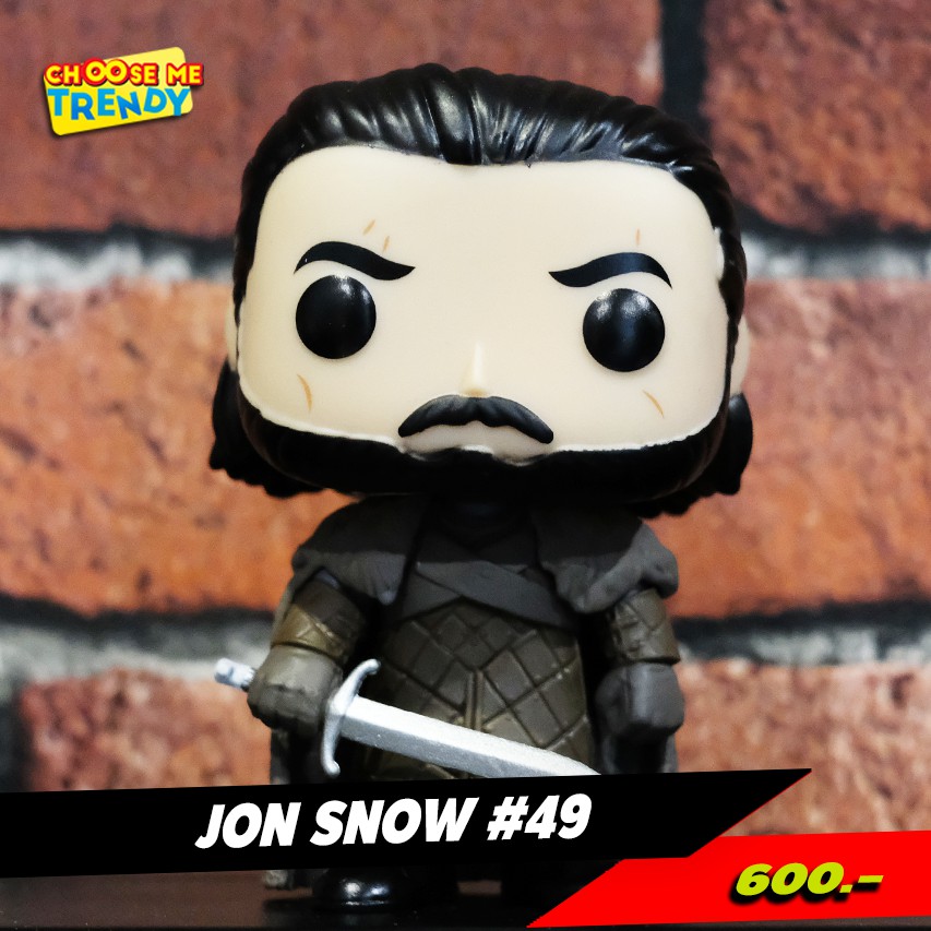 Jon Snow #49 (King in the North) - Game of Thrones Funko Pop! | Shopee ...