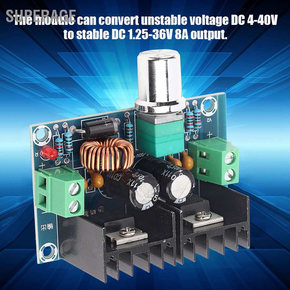 [คลังสินค้าใส][คลังสินค้าใส]โมดูลพาวเวอร์ซัพพลาย Superage Dc』Dc 4`40V 1.25`36V Maximum 8A ปรับ ...