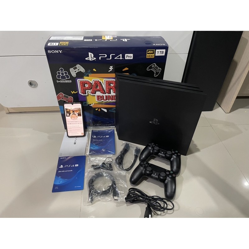 PS4 Pro 1TB บอร์ด 7218B 2จอย อุปกรณ์ครบตามรูป (ไม่มีแผ่นเกมนะครับ) ประกันถึง1/05/2022 | Shopee ...