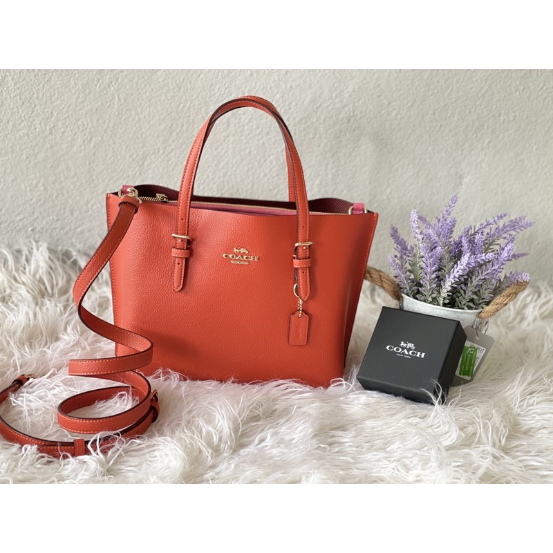ผ่อน 0% มินิ มอลลี่ tote mini molly coach แท้ 100% | Shopee Thailand
