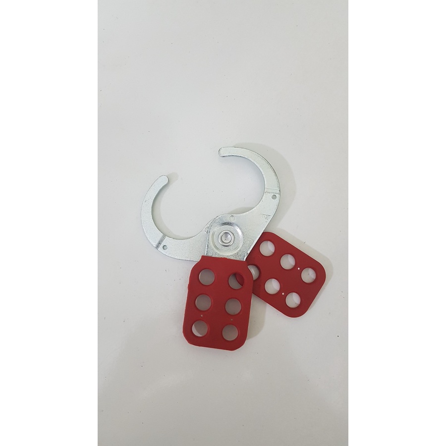 Merah Safety Lockout HASP กรรไกรกุญแจ 25 มม. 1 นิ้ว สีแดง สีแดง ...