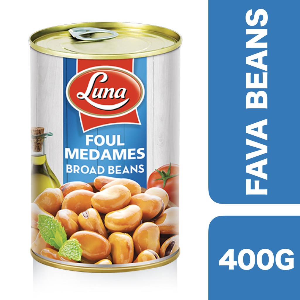 Luna Foul Medames Broad Beans 400g ++ ลูน่า ฟาวล์เมดามส์ ถั่วปากอ้า ...