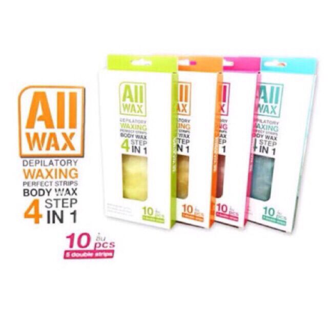 All Wax ออล แว๊กซ์ แวกซ์กำจัดขนแบบแผ่น | Shopee Thailand