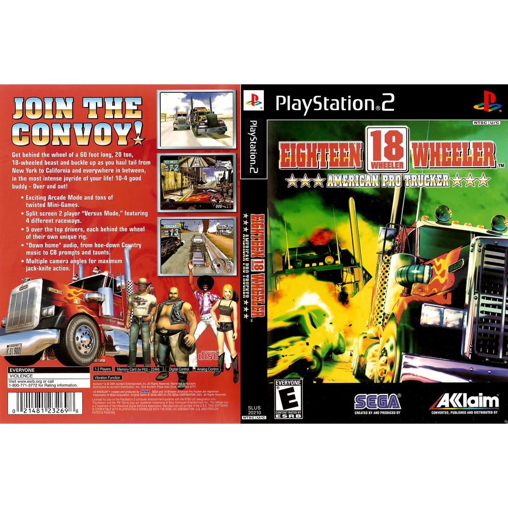 แผ่นเกมส์ PS2 18 Wheeler American Pro Trucker คุณภาพ ส่งไว | Shopee ...