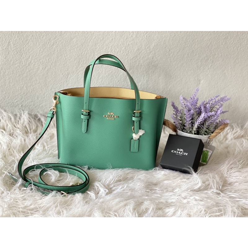 ผ่อน 0% มินิ มอลลี่ tote mini molly coach แท้ 100% | Shopee Thailand