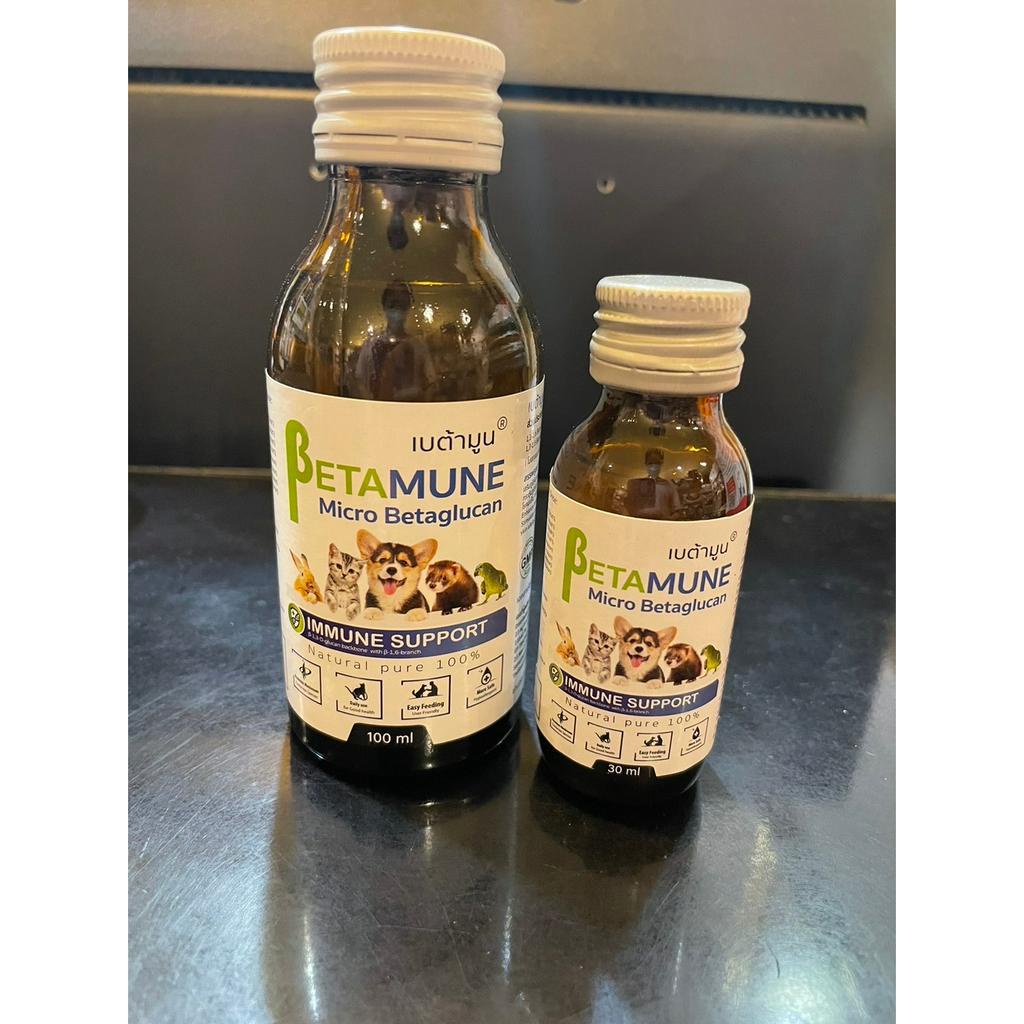 Betamune Micro Betaglucan เบต้ามูนวิตามินเสริมภูมิคุ้มกันในสุนัขและแมว ...