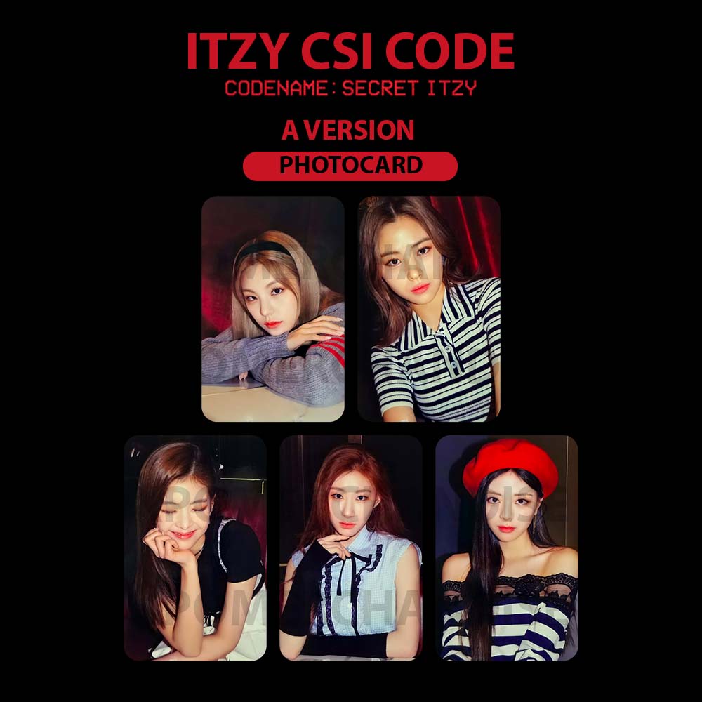 โฟโต้การ์ด ITZY CSI Code Secret Premium Chaeryeong Lia Ryujin Yuna | Shopee Thailand