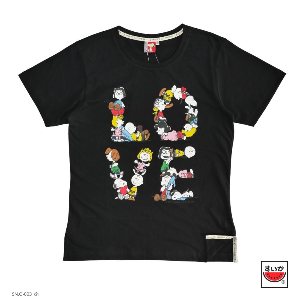 แตงโม (SUIKA) - เสื้อแตงโม สนูปปี้ ลาย LOVE ( SN.O-003 ) | Shopee Thailand