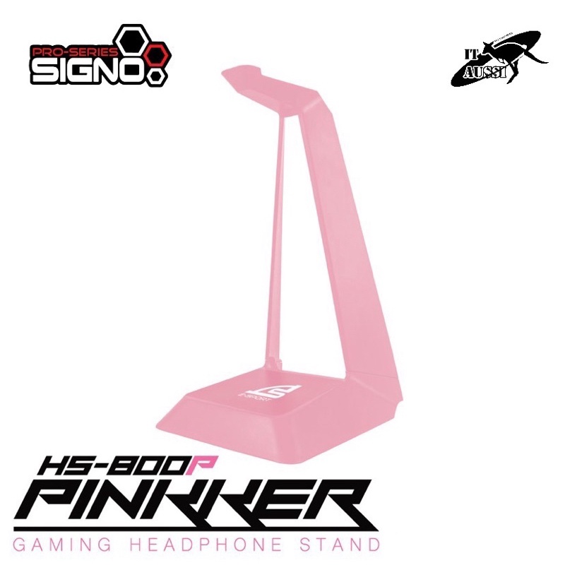 SIGNO ที่วางหูฟังสีชมพู HS-800P PINKKER GAMING HEADPHONE STAND | Shopee ...