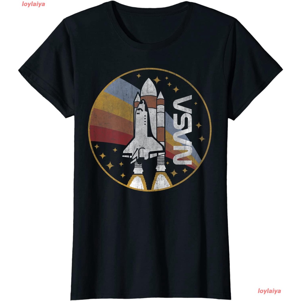 เสื้อยืดคอกลมloylaiya องค์การนาซา เสื้อยืดผู้ชาย เสื่อยืดผู้หญิง NASA ...