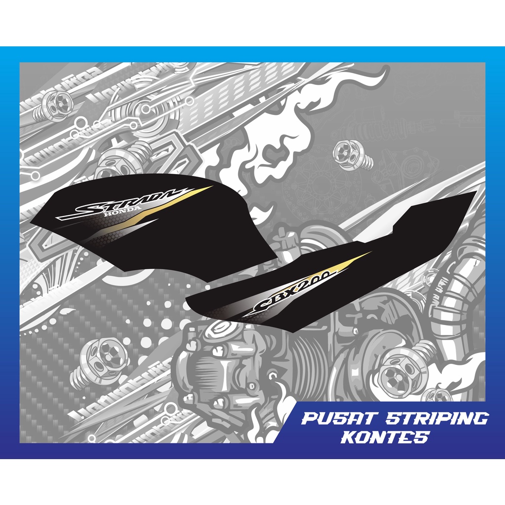 Tiger Striping / Tiger Sticker Custom Herex PREMIUM | Shopee Thailand