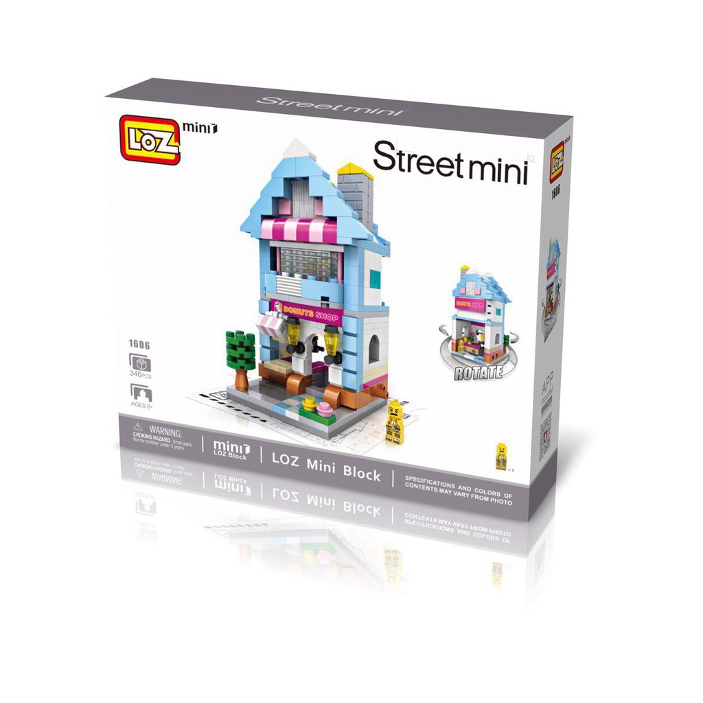LOZ MiniBlock Street mini มีให้เลือก 8 ร้านค้า (รหัส 1601-1608 ...