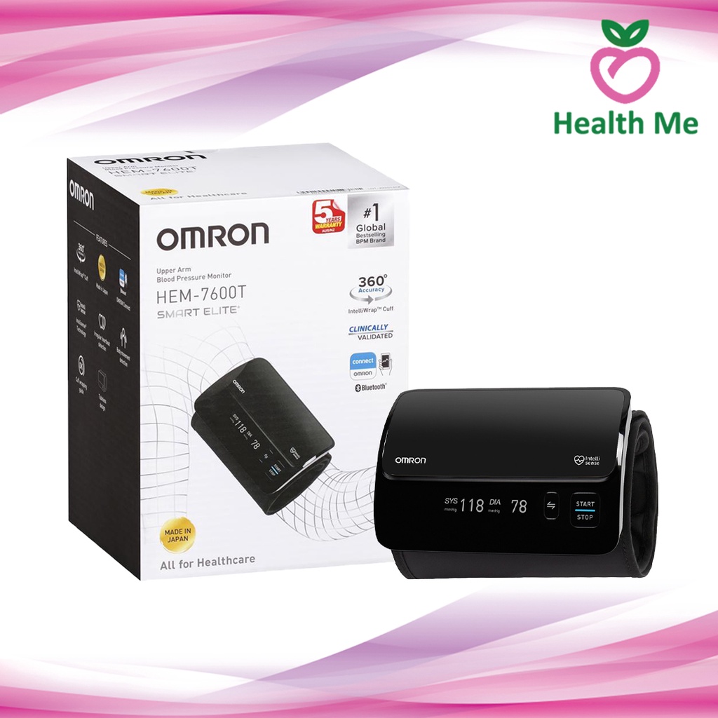 OMRON Blood Pressure Monitor HEM-7600T เครื่องวัดความดัน ออมรอน รุ่น ...