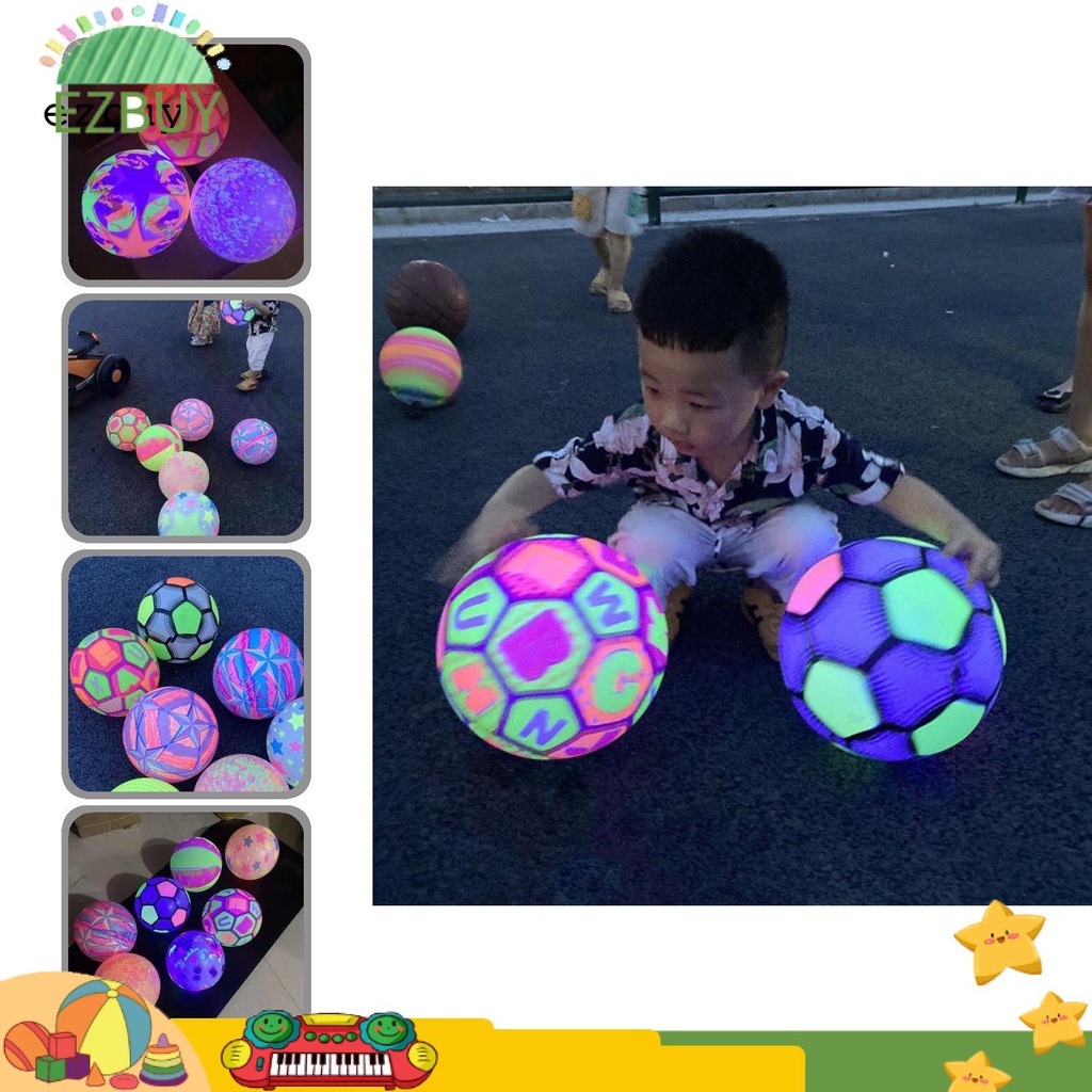 ของเล่นเสริมการศึกษาเด็กลูกบอล Kickball Light Up Bouncy ปลอดภัย ...
