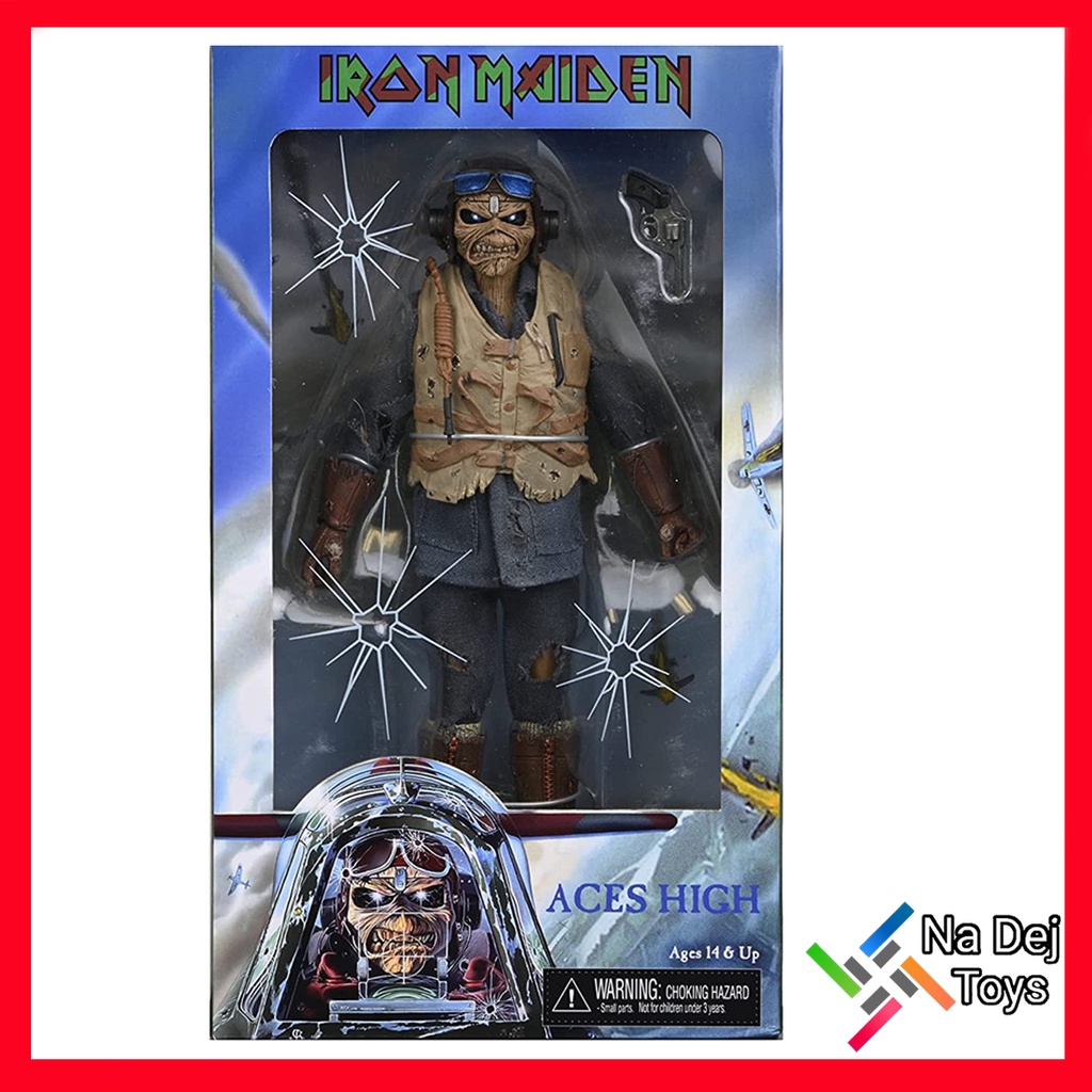 NECA Ace High Iron Maiden 7" Figure เอซ ไฮ ไอรอน ไมเดน ขนาด 7 นิ้ว ฟิก ...